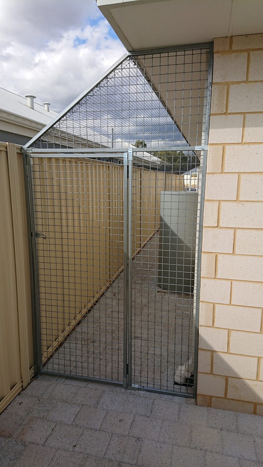 Galvanised mesh enclosure in Forrestfield - Cat Enclosures Perth