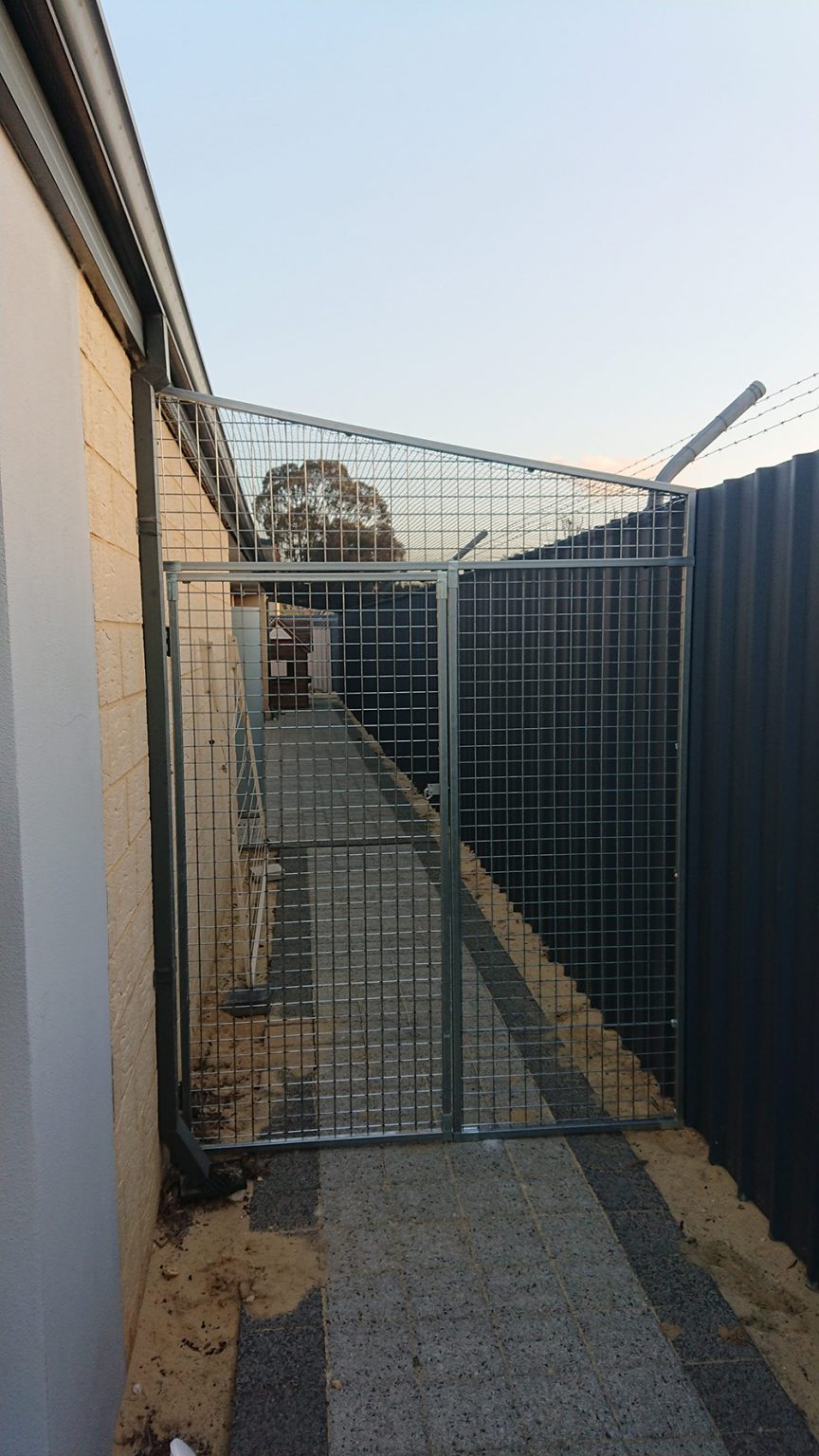 Galvanised mesh enclosure in Middle Swan - Cat Enclosures Perth